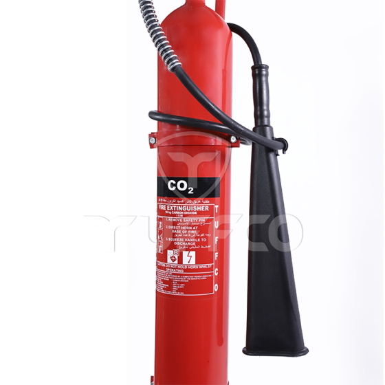 Extincteur à CO2 10 kg sur chariot